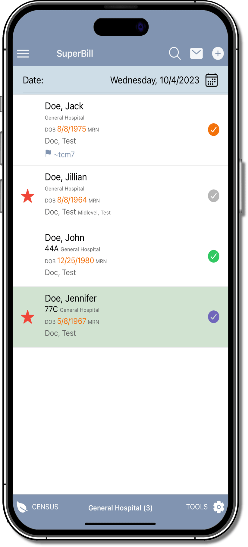 Examples of Charge Capture - HybridChart